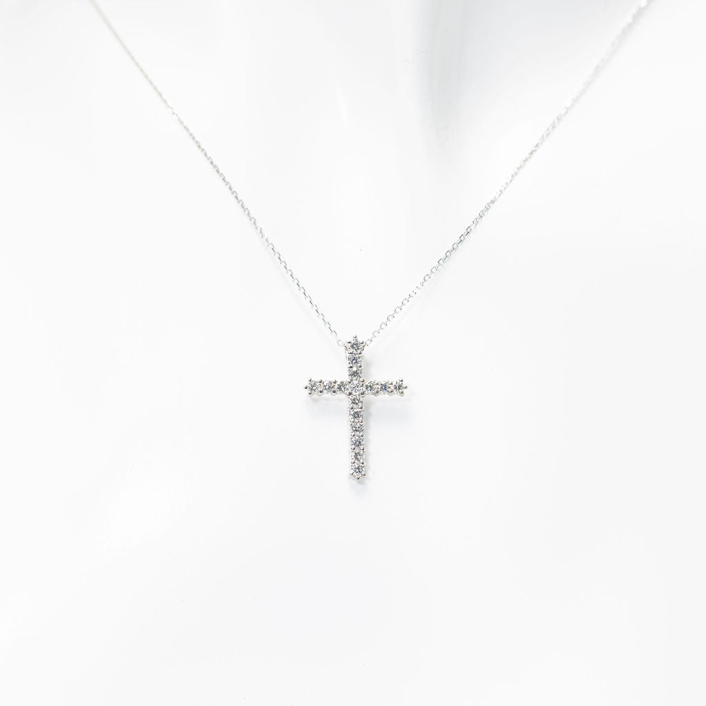 0.5 ct Diamond Holy Cross – Pure Carbon Studios